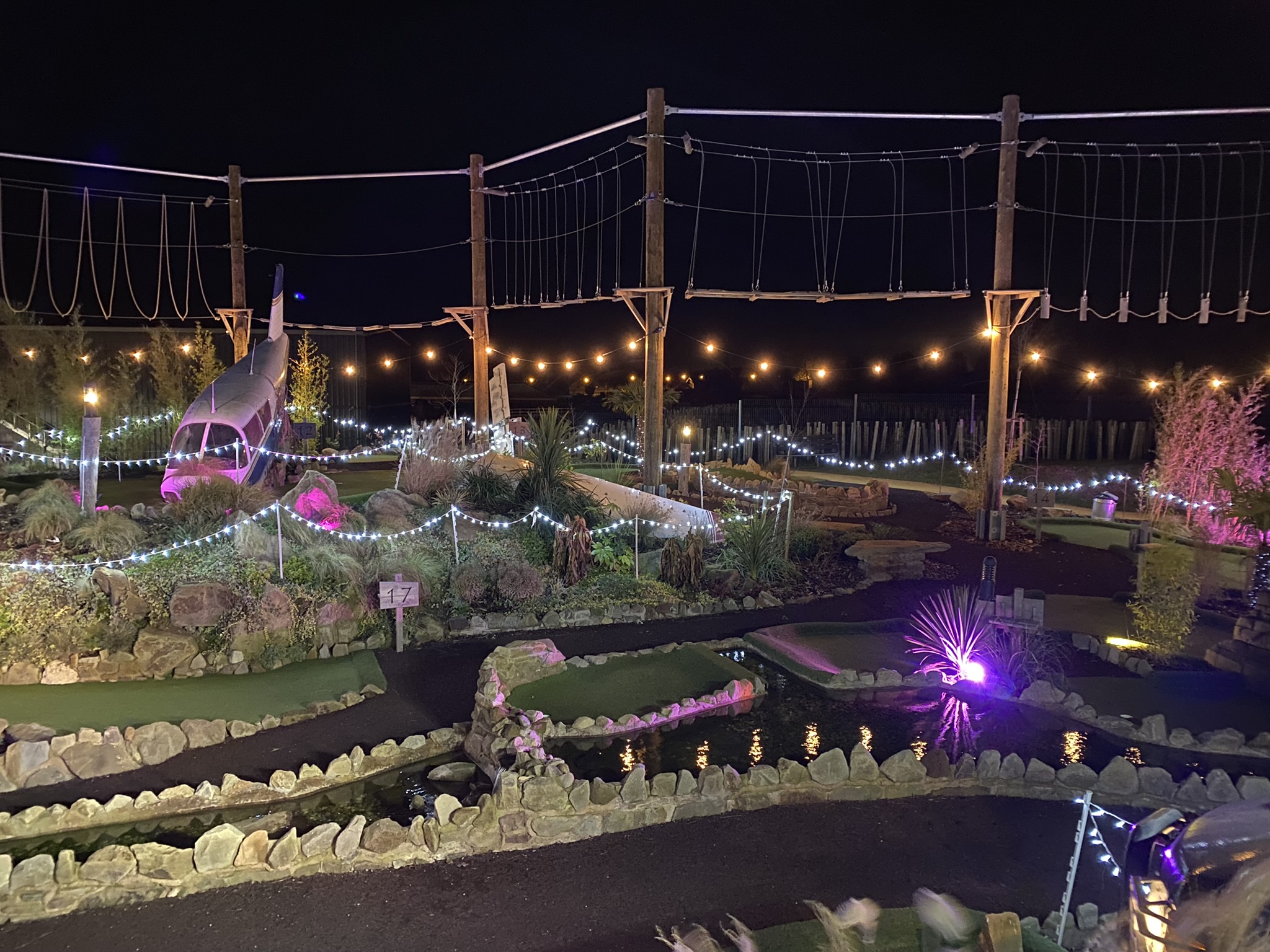 Glow Golf in The Lost Valley: Festive Fun and Adventure in Evesham ...