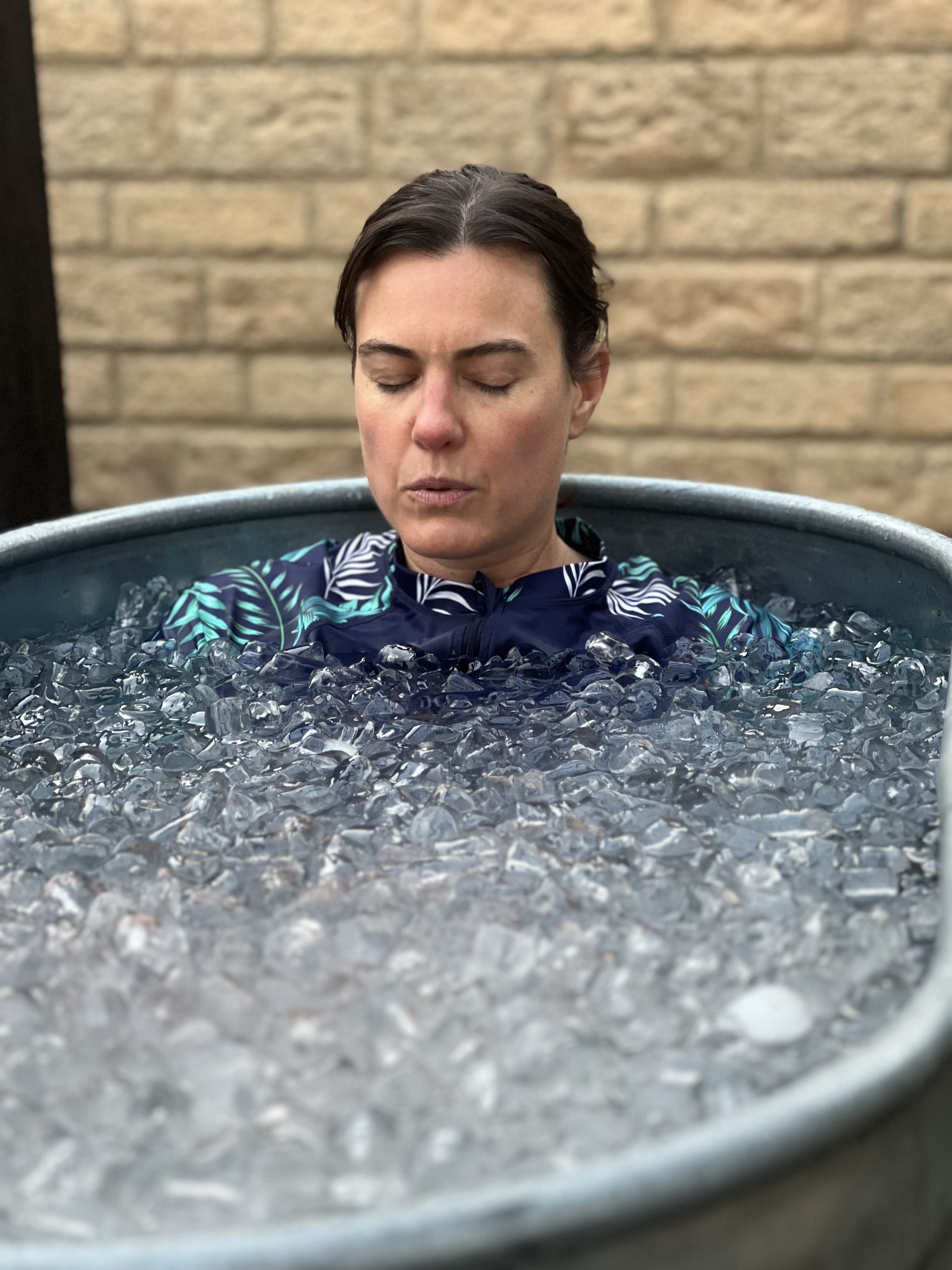 We took the ice plunge ∙ The Wim Hof Method workshop at The Lygon Arms ...